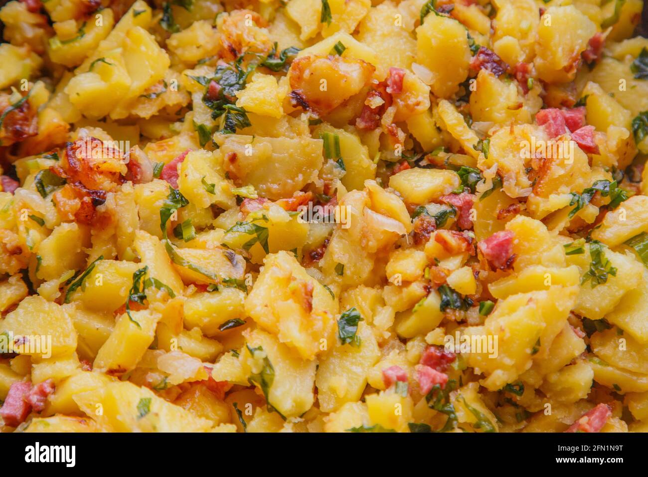 roasted domestic potato full frame background and texture Stock Photo ...