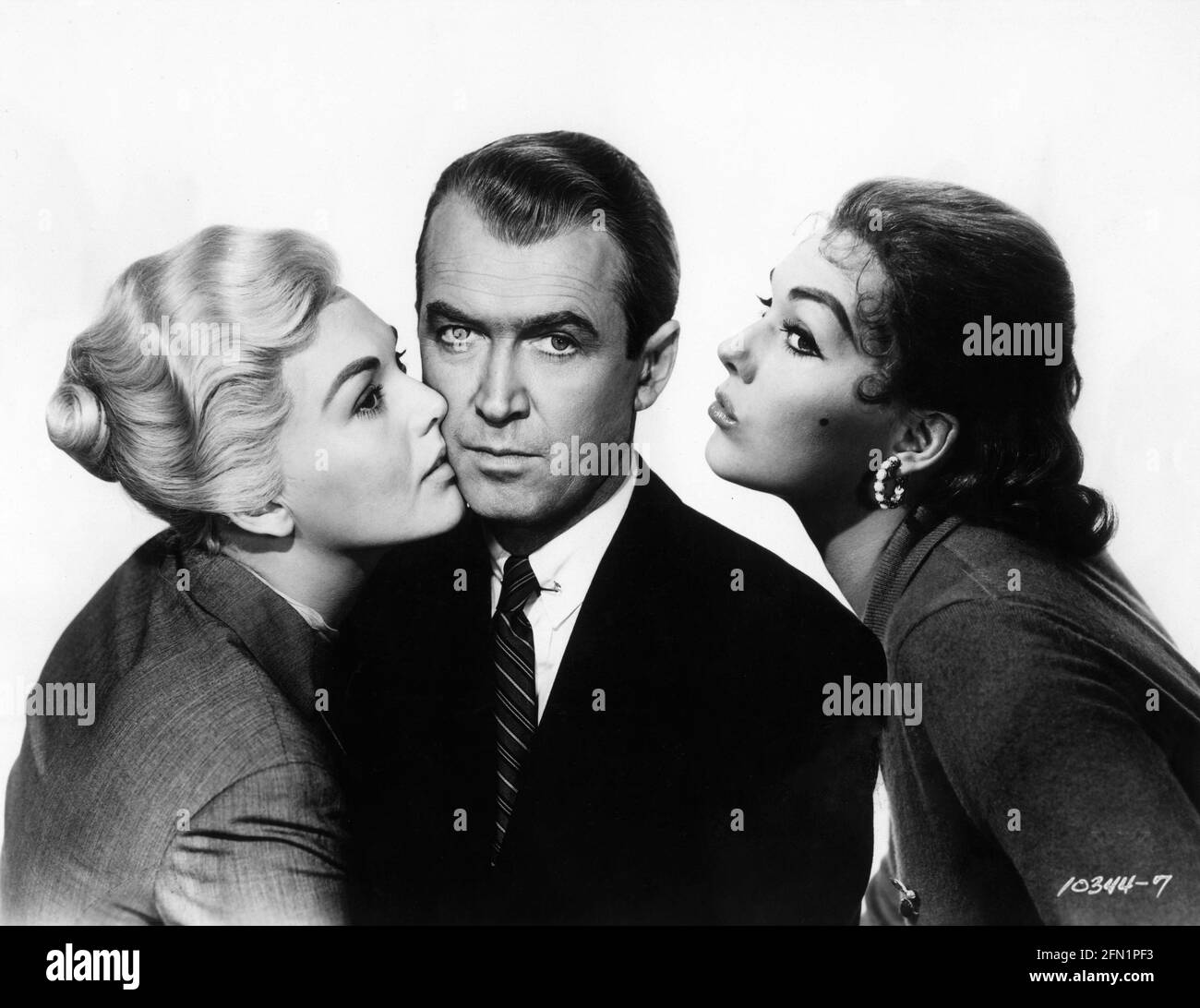 KIM NOVAK as Madeleine Elster JAMES STEWART and KIM NOVAK as Judy ...
