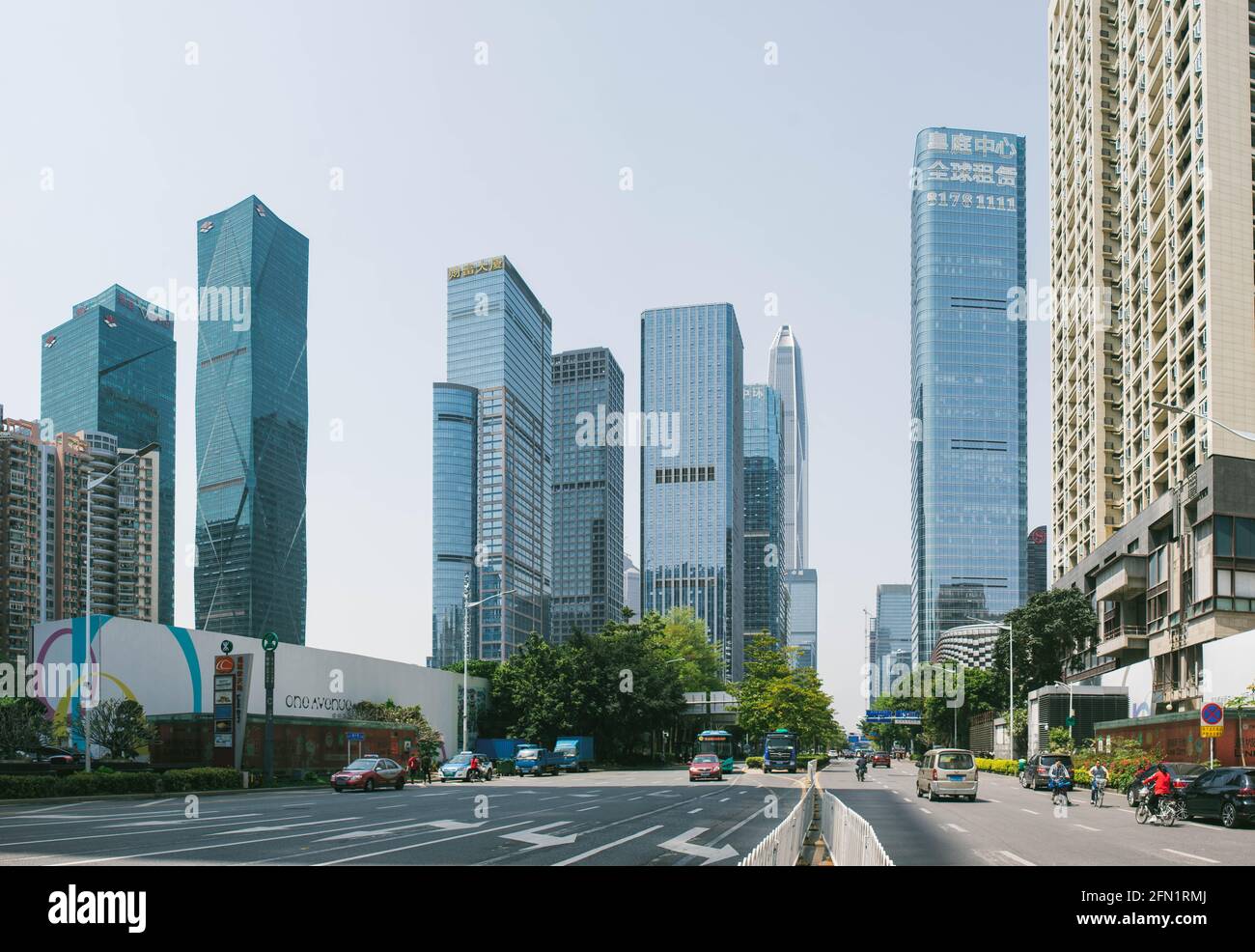 Modern structures and high rise buildings in Shenzhen Stock Photo - Alamy