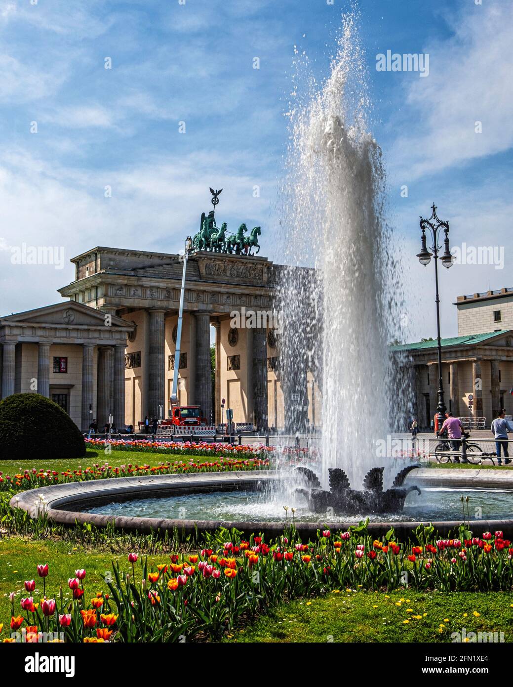 Berlin Brandenburg Gate, Brandenburger Tor - neoclassical triumphal ...