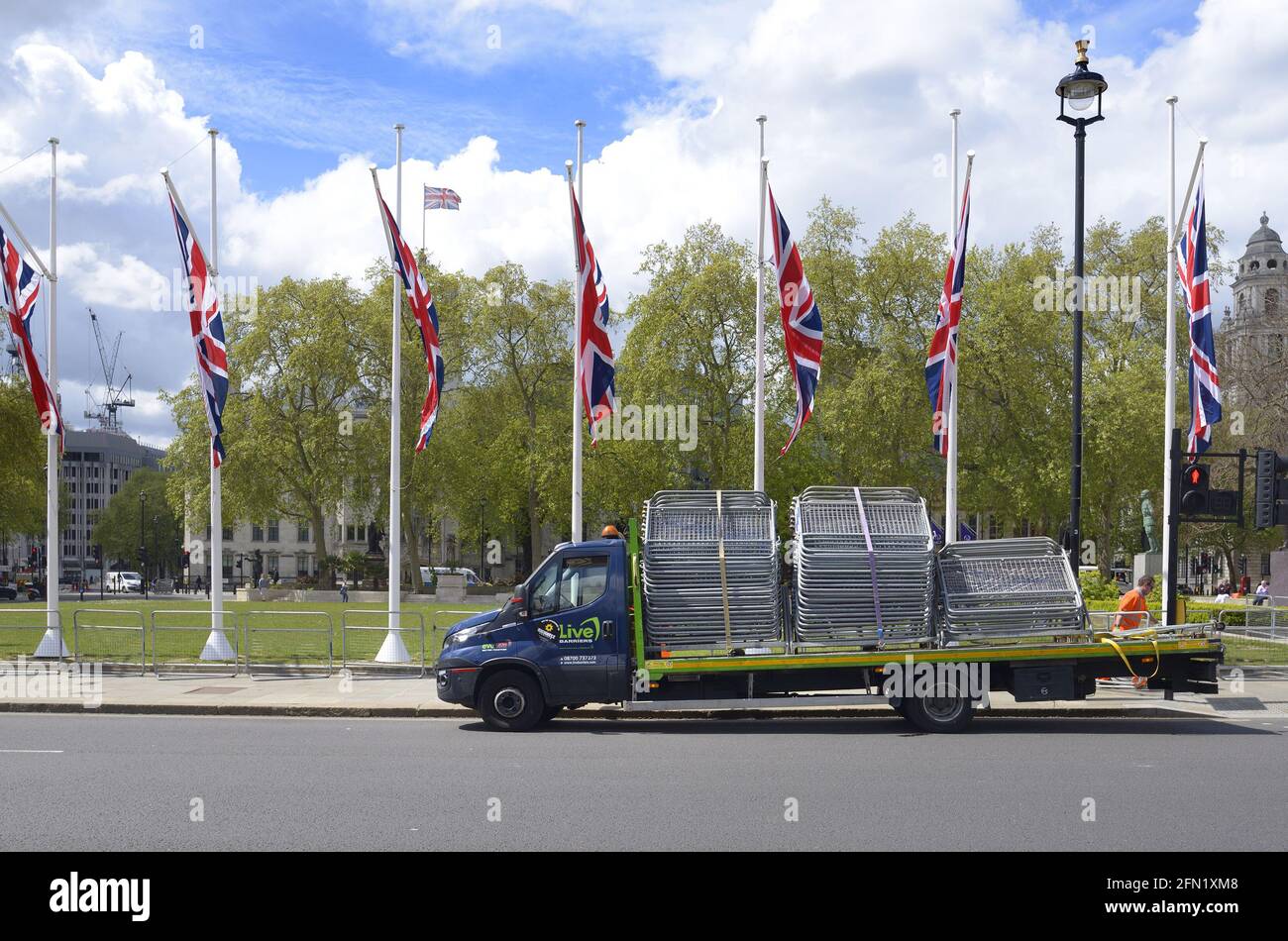 Control crowd uk barriers hi-res stock photography and images - Alamy
