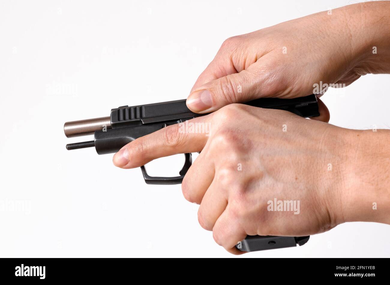 Self loading pistol hi-res stock photography and images - Alamy