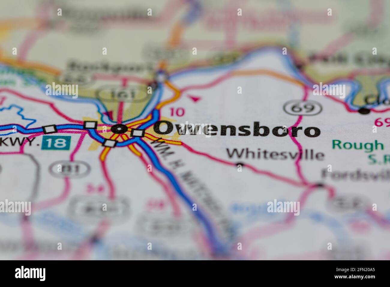 Geography map or road map Stock Photo - Alamy