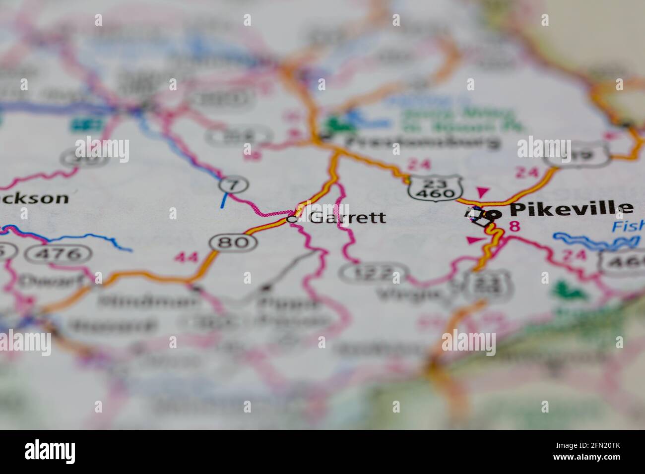 Garrett kentucky map hi-res stock photography and images - Alamy