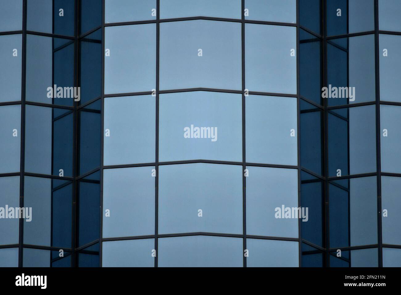 High-rise building glass facade in San Diego, California USA Stock ...