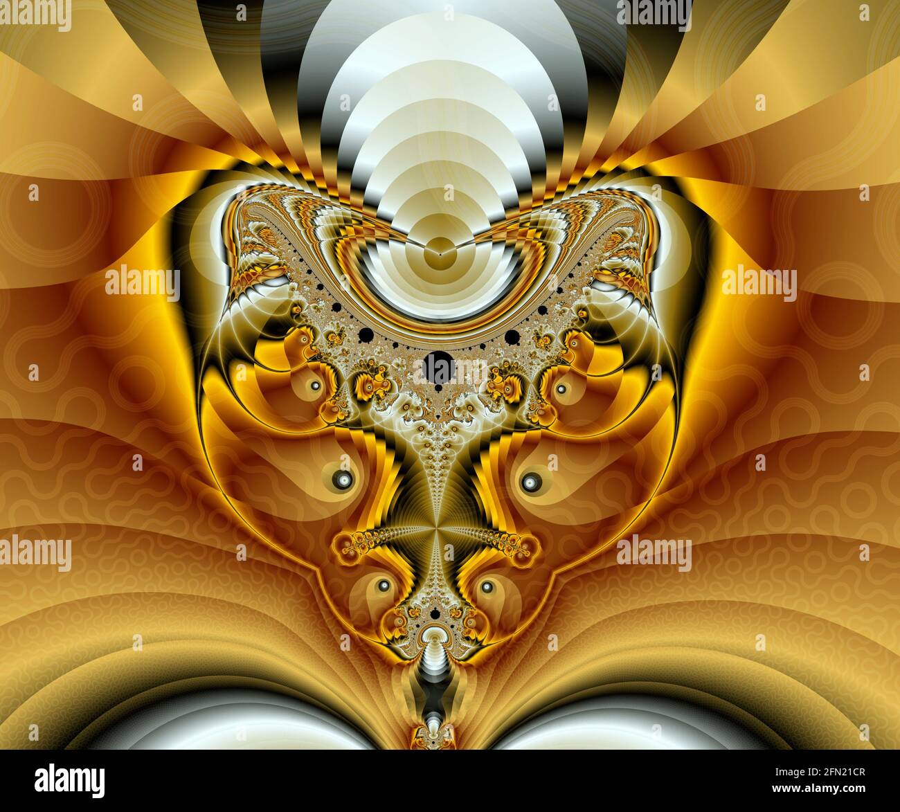 Computer generated abstract colorful fractal artwork for creative ...