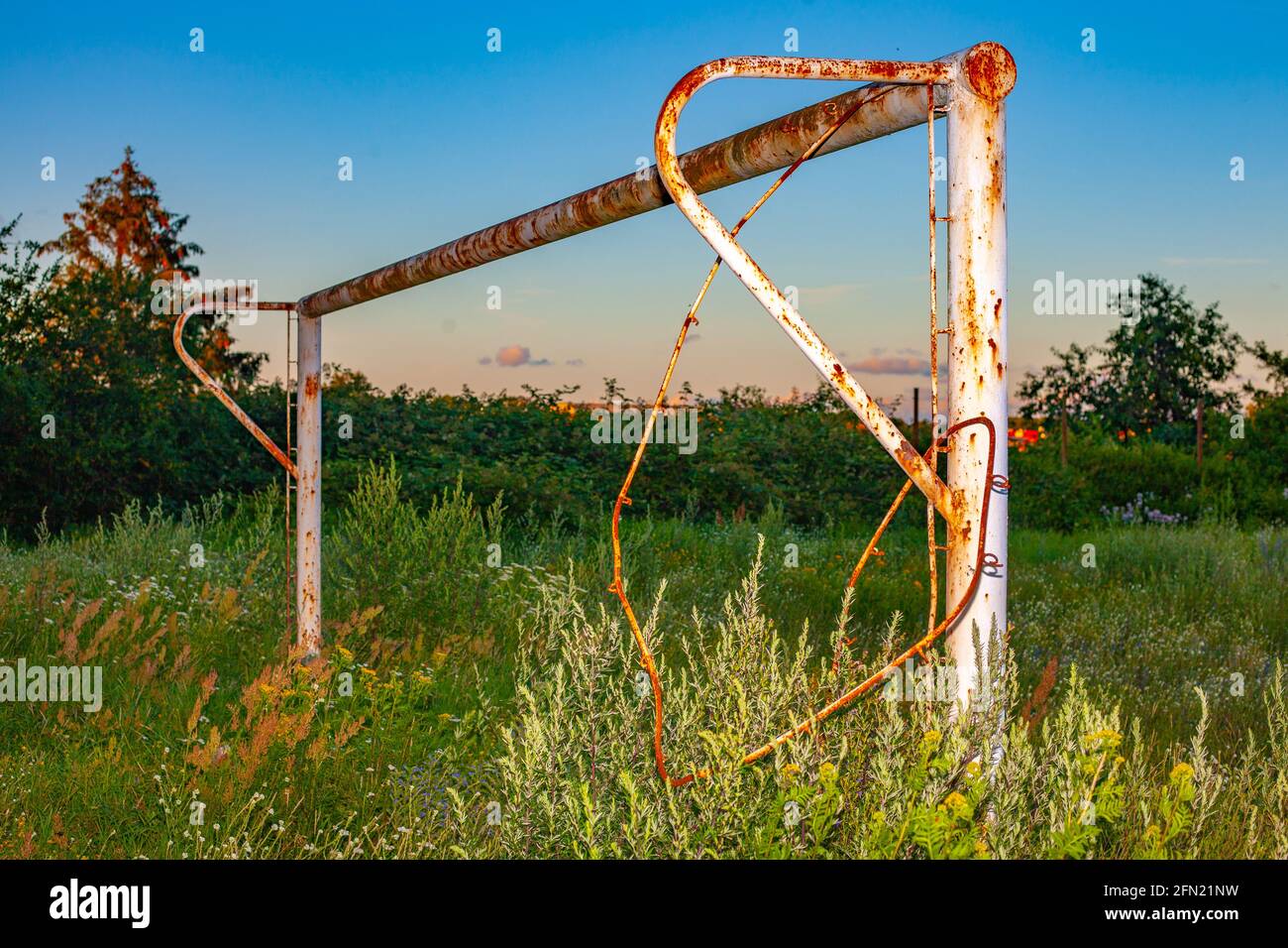 Rusty goal hi-res stock photography and images - Alamy
