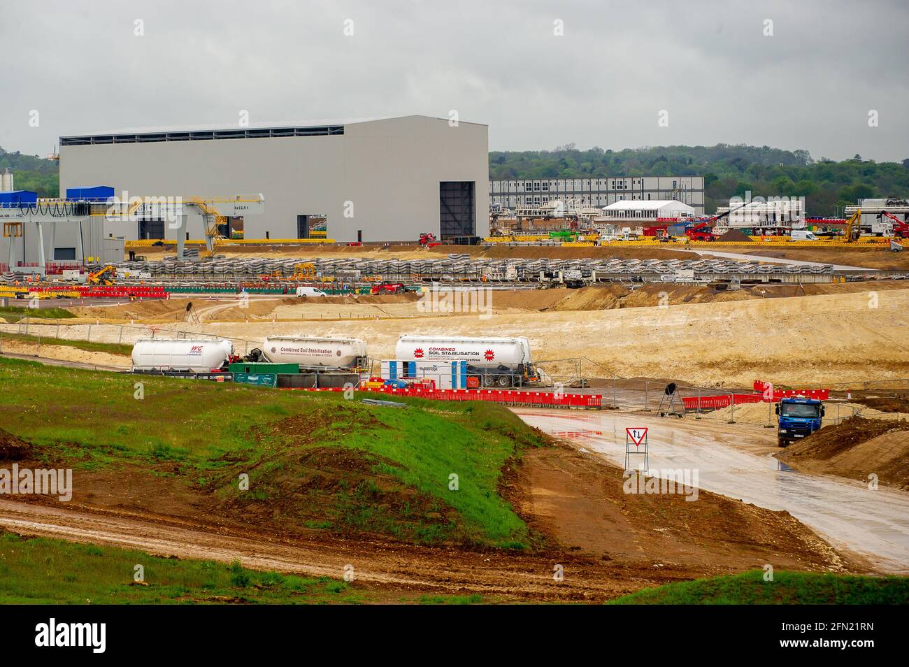 Hs2 tunnel boring hi-res stock photography and images - Alamy