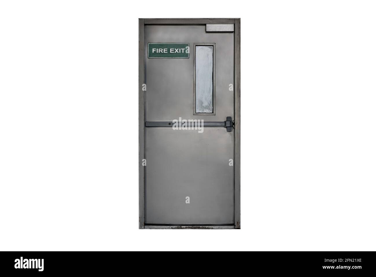 Fire exit door for emergency case with alarm for safety protection ...
