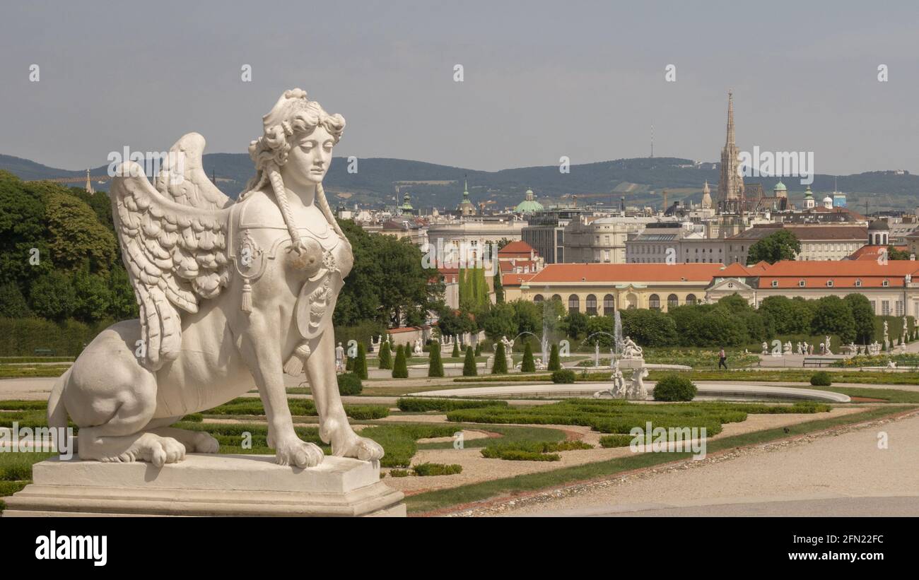 VIEN, AUSTRIA - Jun 20, 2017: Vienna is located in northeastern Austria ...