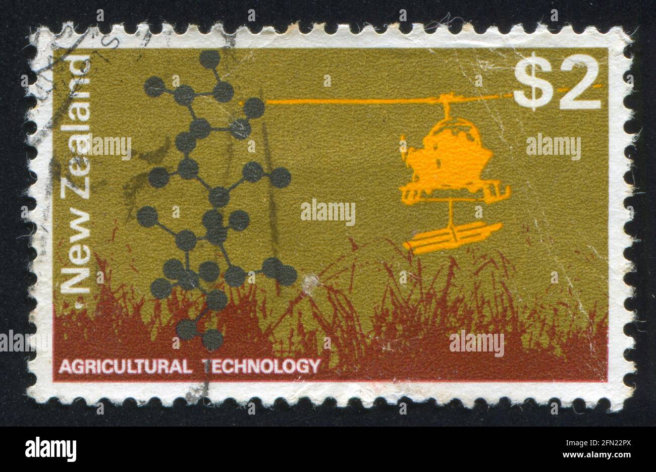 NEW ZEALAND - CIRCA 1971: stamp printed by New Zealand, shows ...