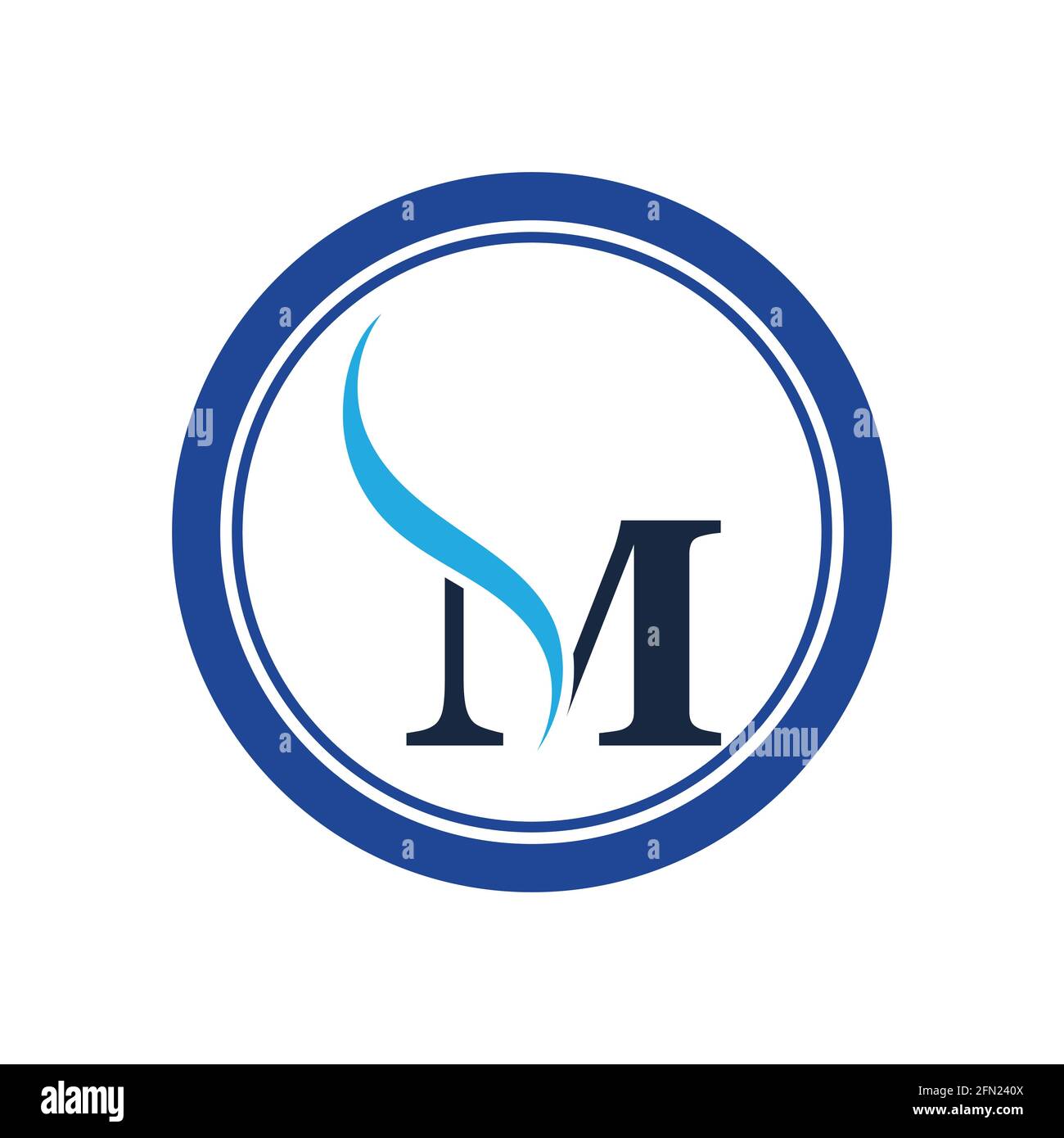 creative M letter Business logo design template Stock Vector Image ...