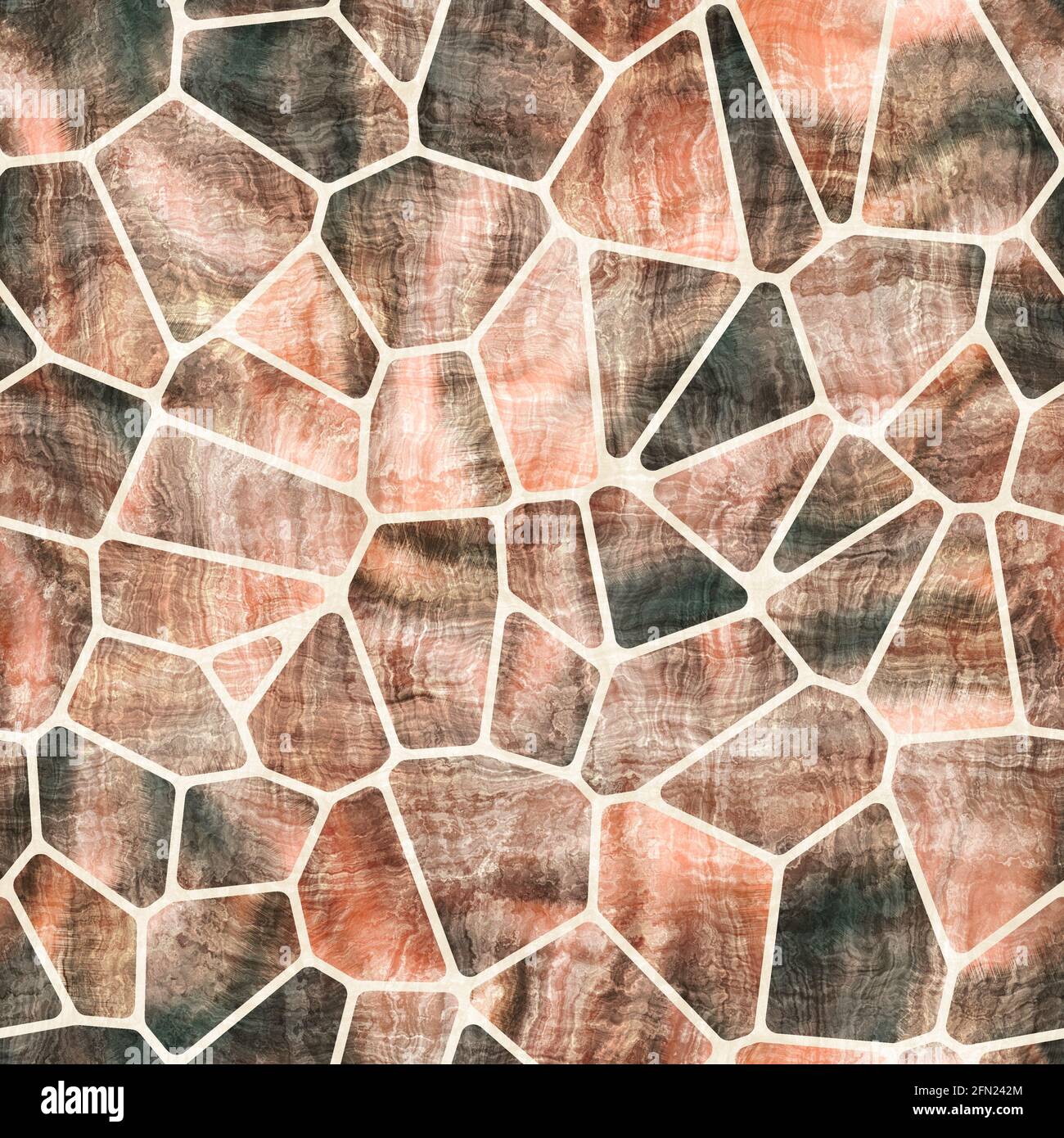 Seamless geo tile shape collage surface pattern Stock Photo - Alamy