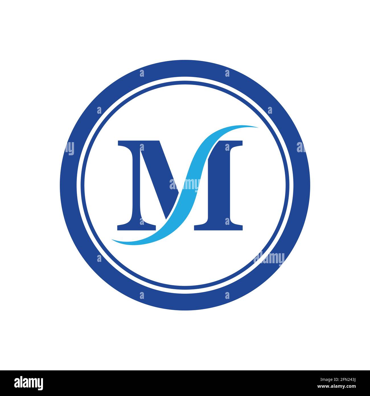 creative M letter Business logo design template Stock Vector Image ...