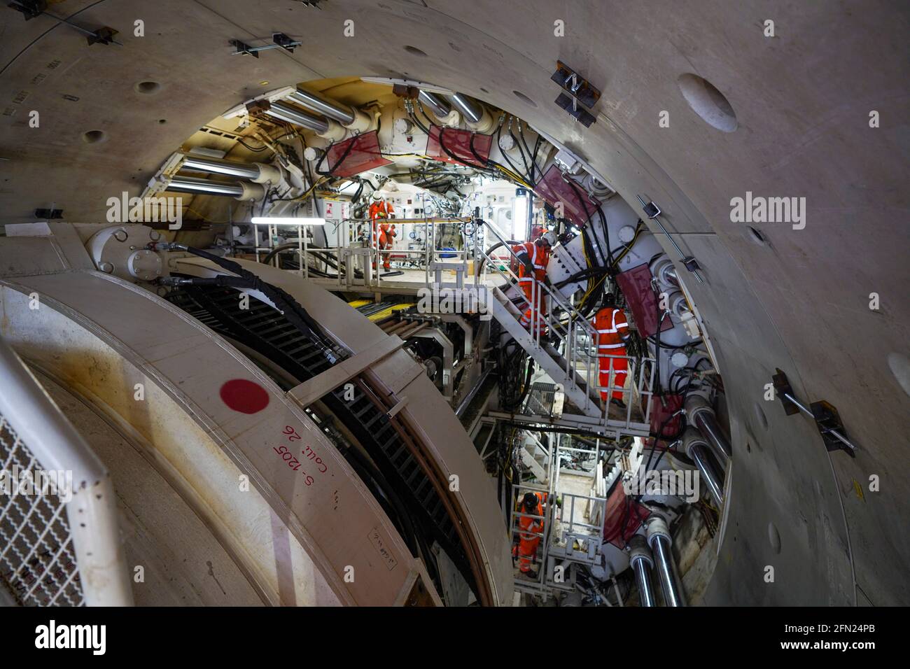 Florence - the largest ever tunnel boring machine used on a UK rail ...