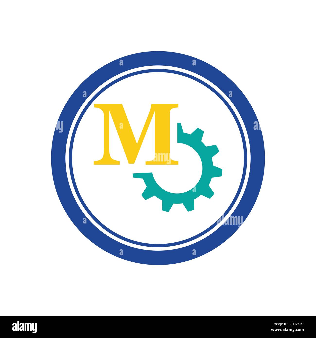 creative M letter Business logo design template Stock Vector Image ...