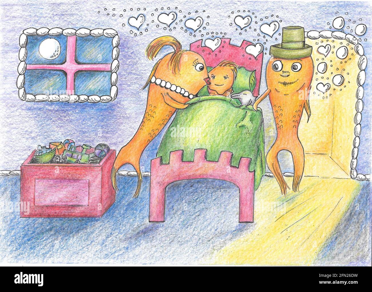 Fish bedtime hi-res stock photography and images - Alamy