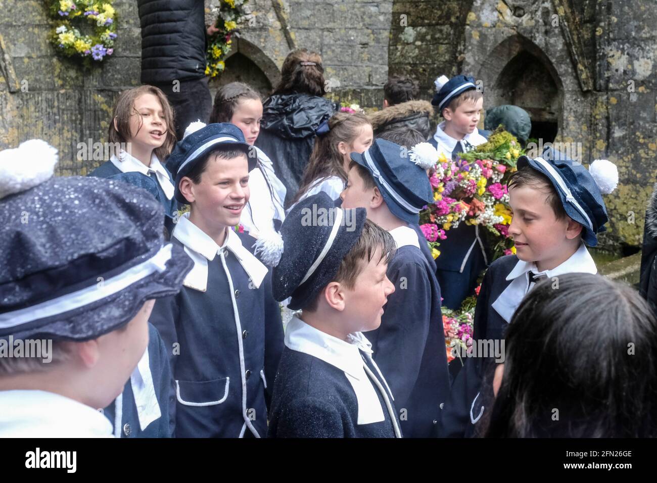 Bisley, Glos, UK. 13th May, 2021. Traditional Cotswold activities ...