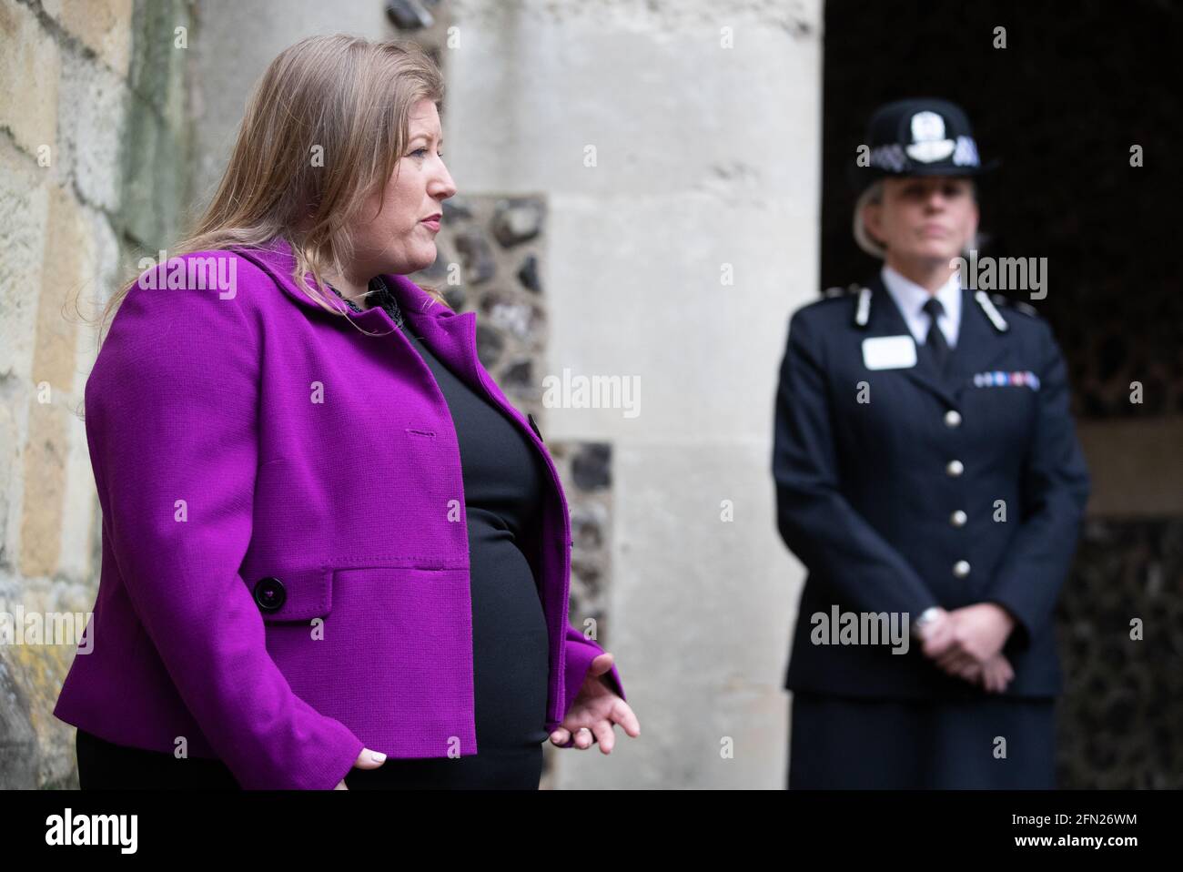 New Police and Crime Commissioner for Hampshire Donna Jones (left ...