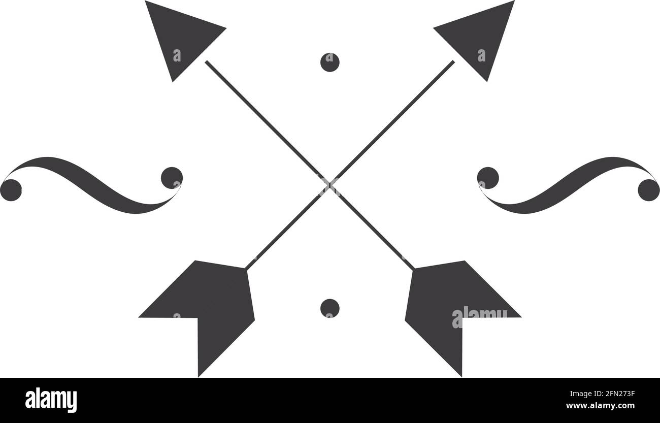 vintage divider arrows Stock Vector Image & Art - Alamy