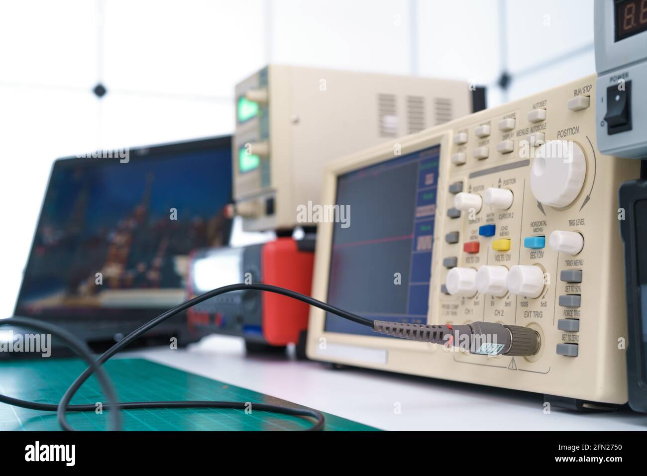 Measuring instruments in the laboratory for the development of modern ...