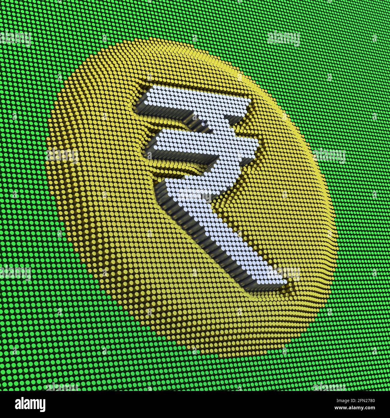 Indian rupee symbol 3d rendering hi-res stock photography and images ...