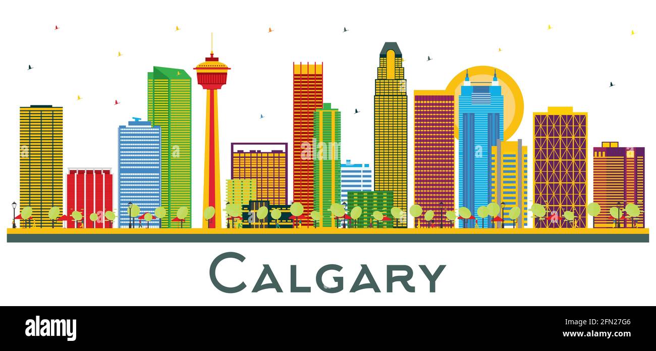 Calgary tower view Stock Vector Images - Alamy