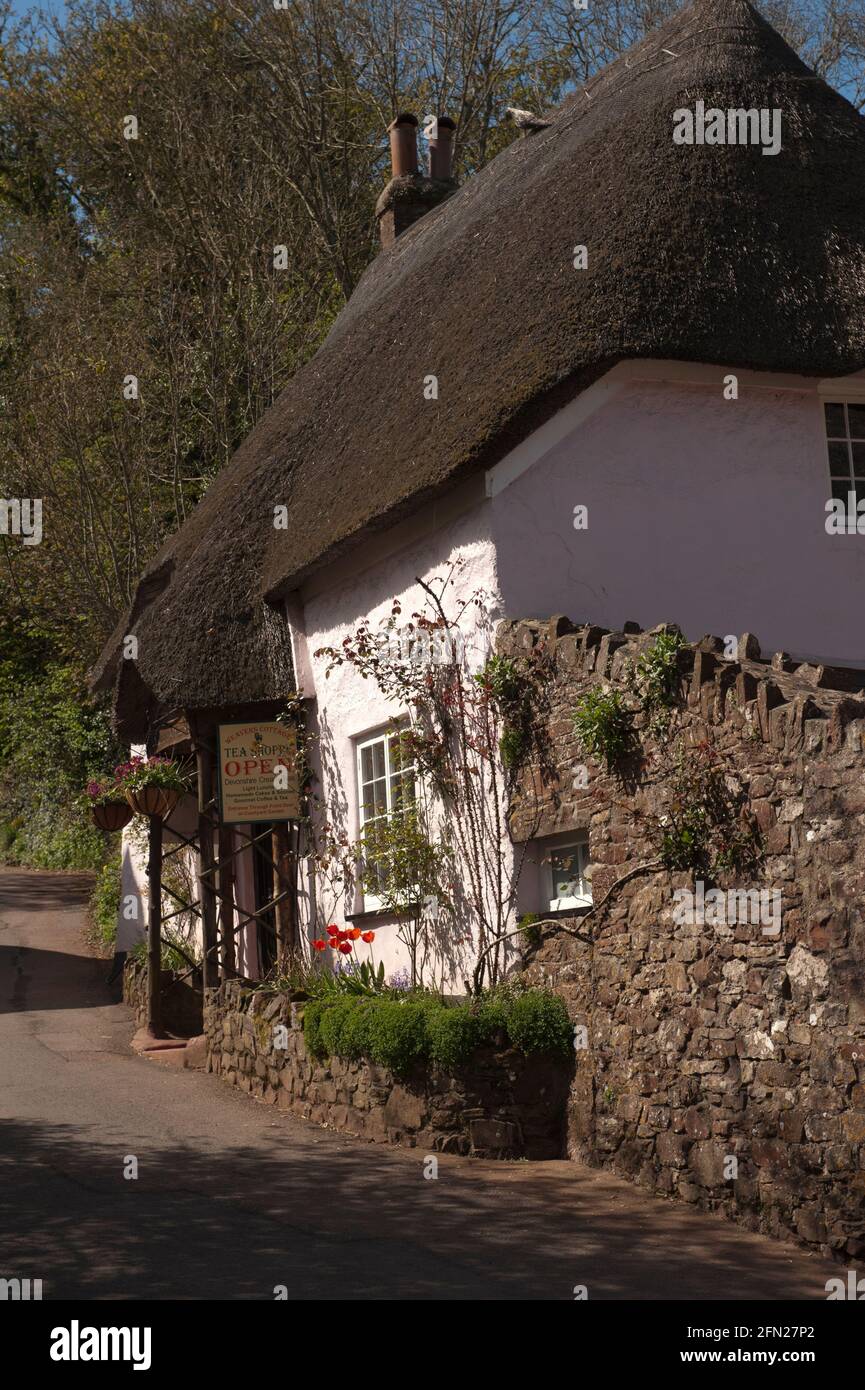 Picturesque thatched cottages hi-res stock photography and images - Alamy