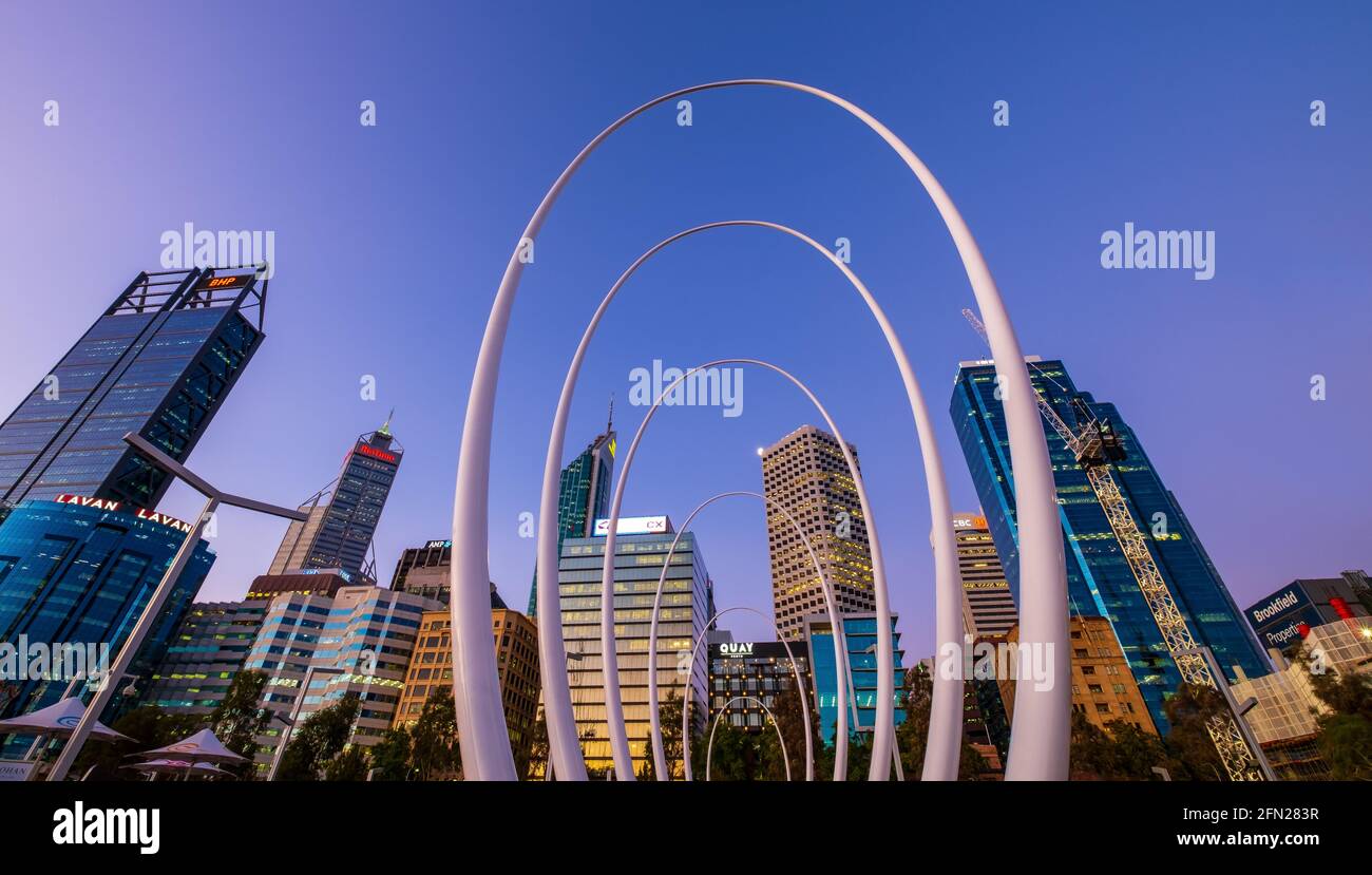 Elizabeth quay perth spanda hi-res stock photography and images - Alamy