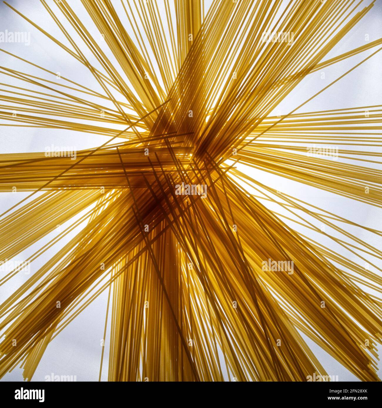 close-up of spaghetti pasta, shot from above Stock Photo - Alamy