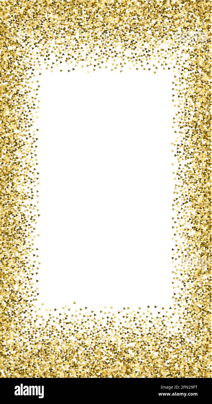 Gold Glitter Page Border