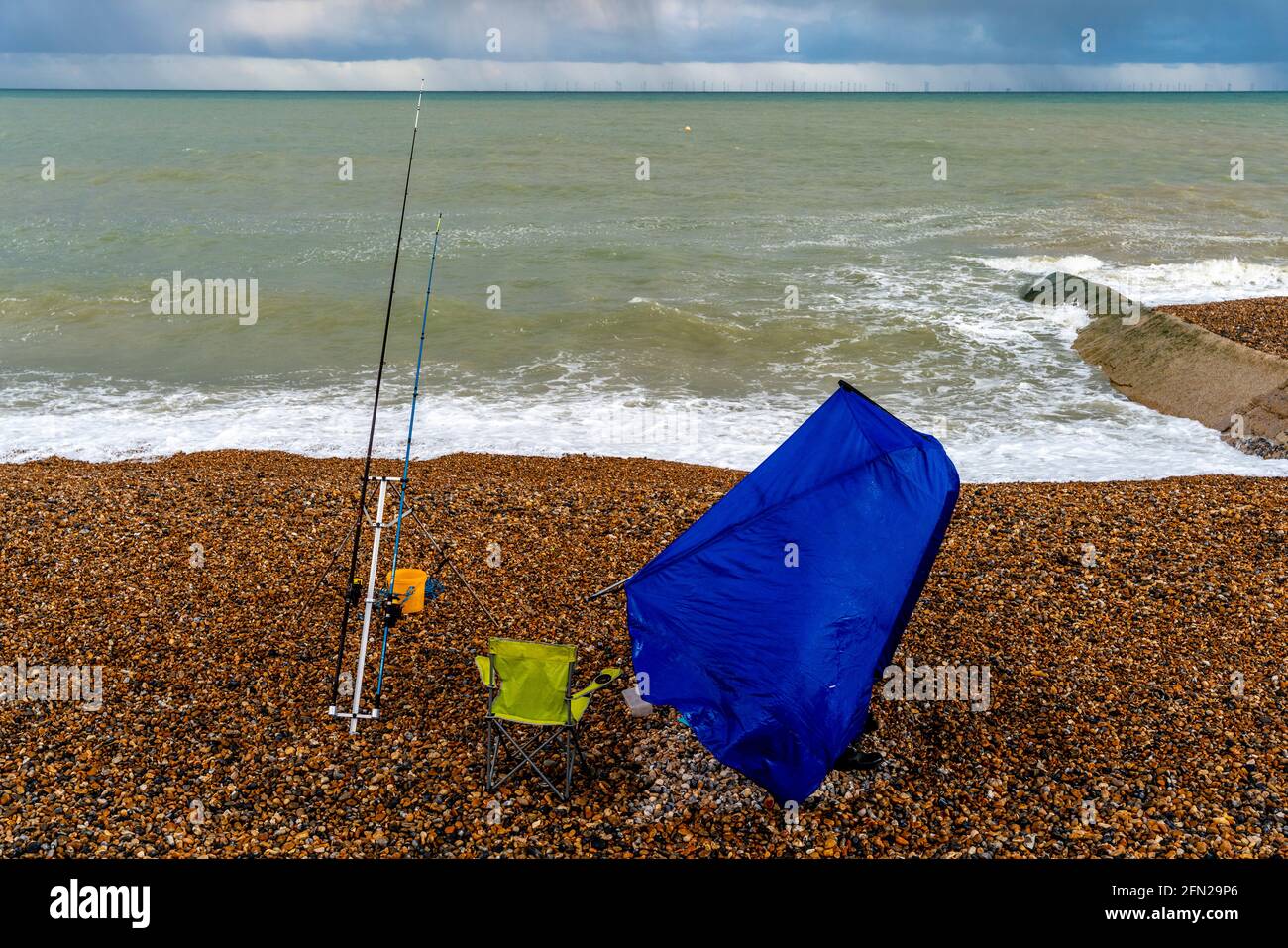 Windy beaches hi-res stock photography and images - Alamy