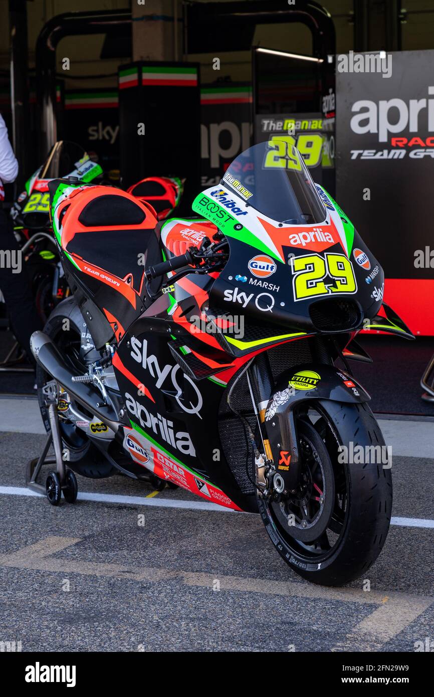 Aprilia motogp hi-res stock photography and images - Alamy