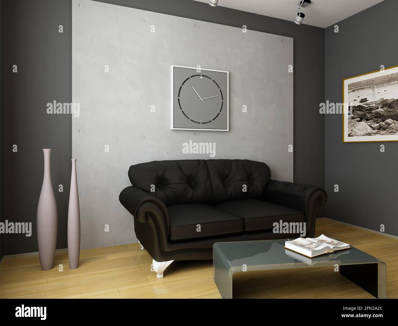 Modern interior design Stock Photo - Alamy