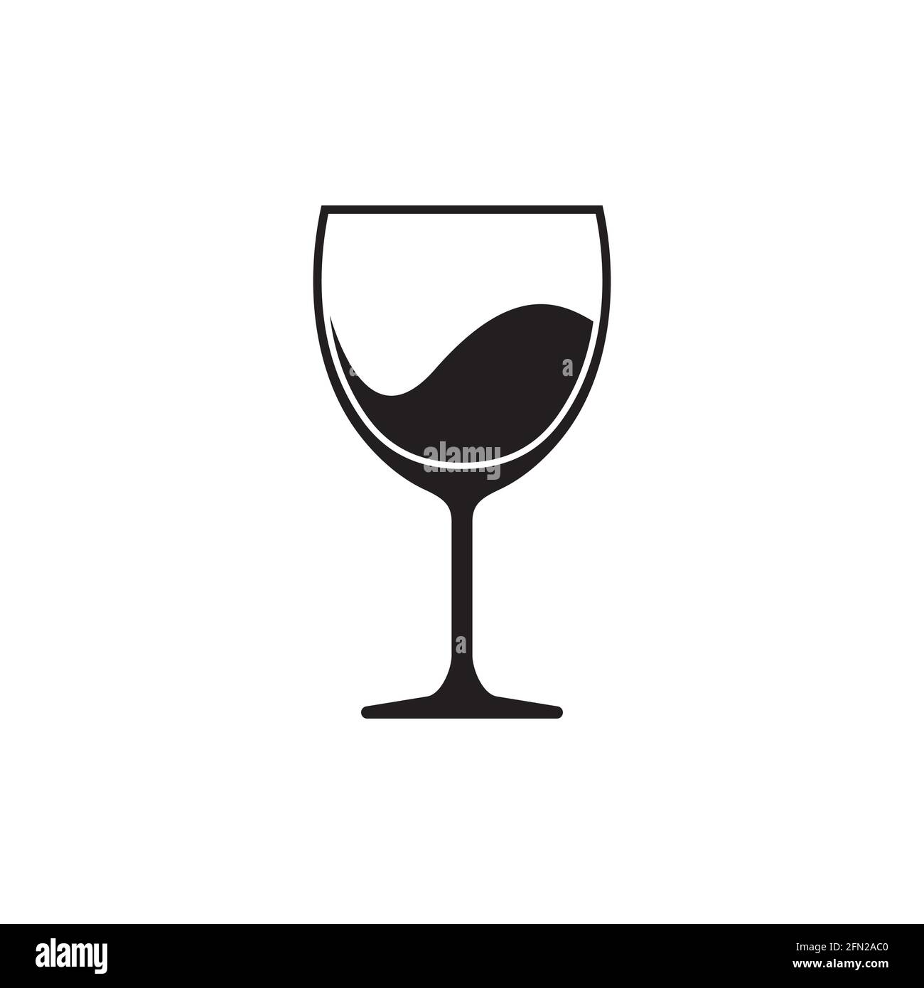 Wine glass icon Stock Vector Image & Art - Alamy