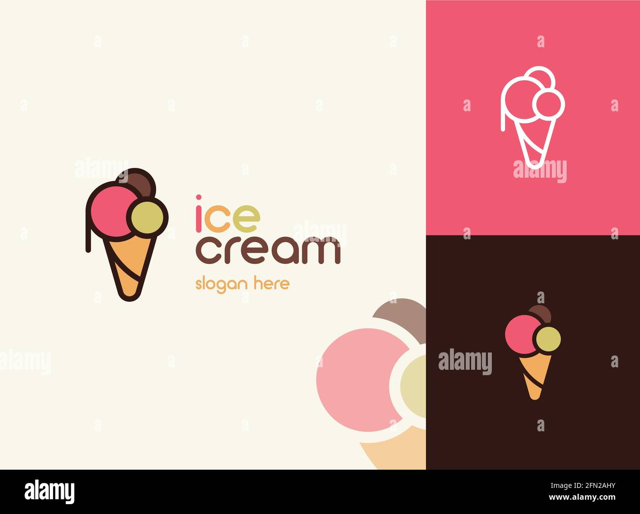 Cream color Stock Vector Images - Alamy