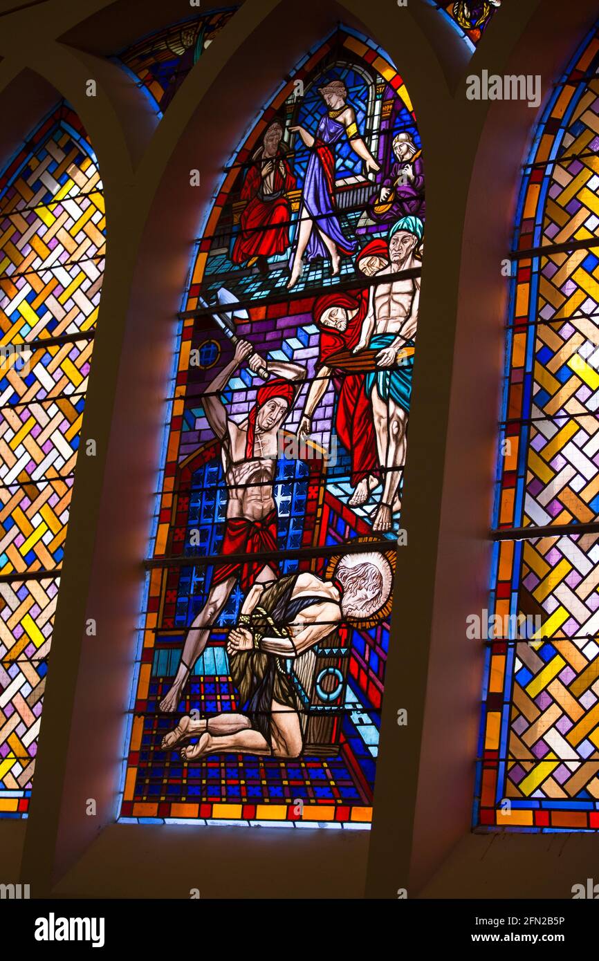 Close up shot of a stained glass window Stock Photo - Alamy