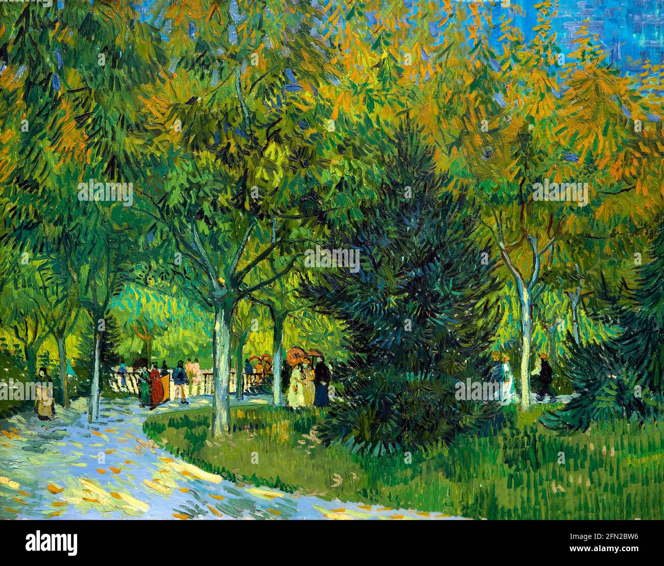 Path in the Park, Vincent van Gogh, 1888, Kroller-Muller Museum, Hoge ...