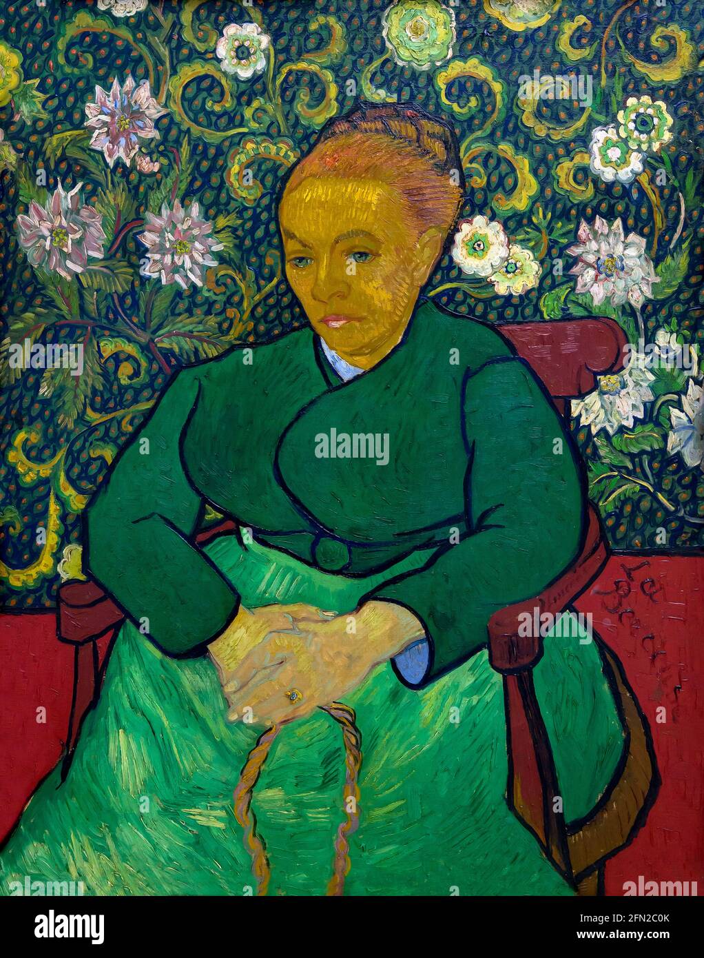 La Berceuse, Portrait of Madame Roulin, Vincent van Gogh, 1888-1889 ...