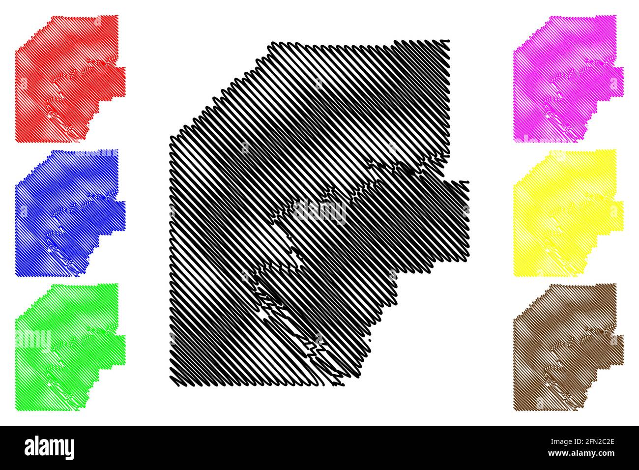 Map of venango hi-res stock photography and images - Alamy