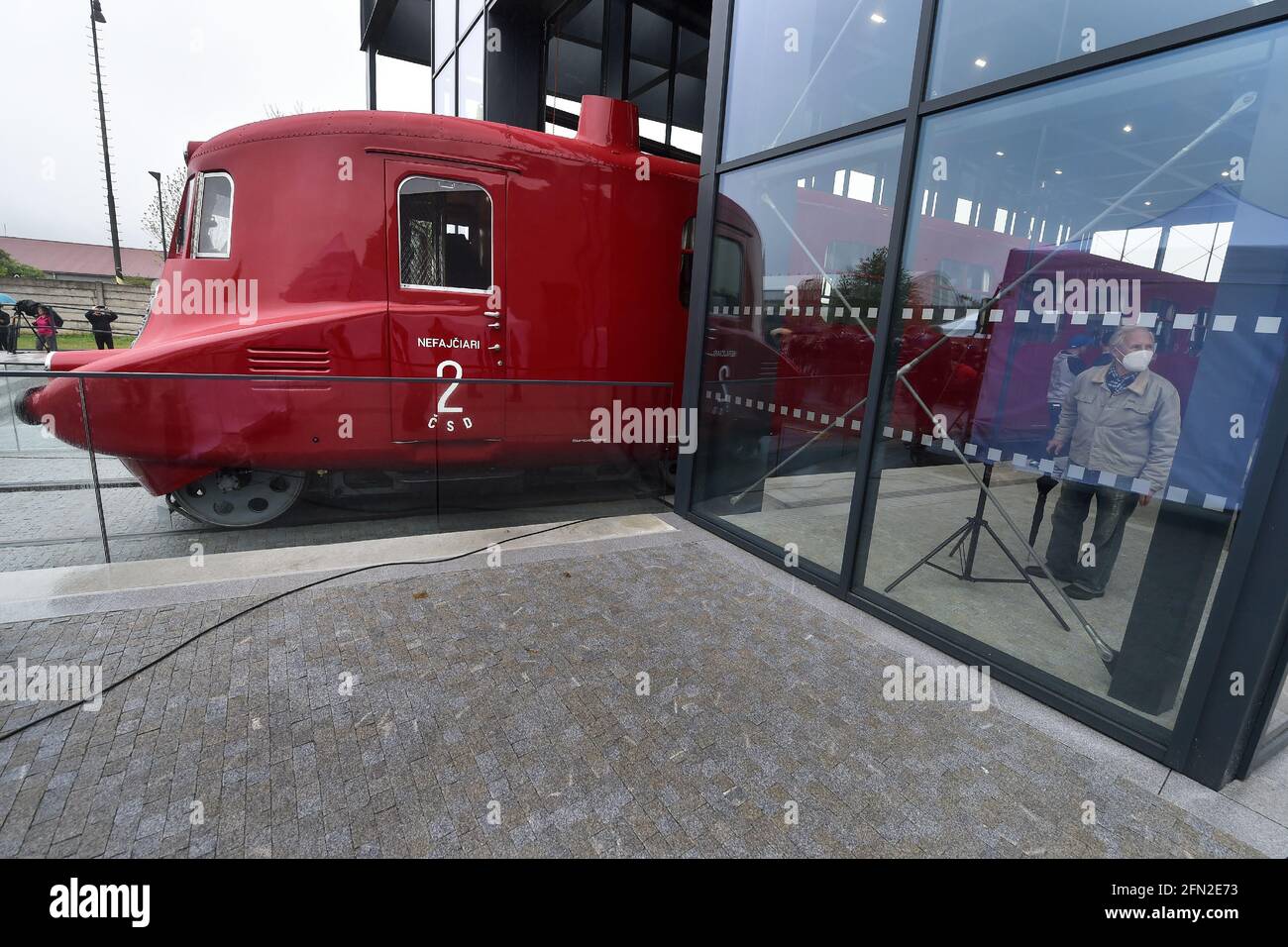 Railroad motor coach M 290.0 (or Tatra 68), so-called Slovenska Strela ...