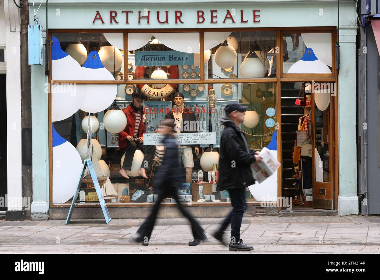 The Arthur Beale shop on Shaftesbury Avenue as one of London's oldest ...