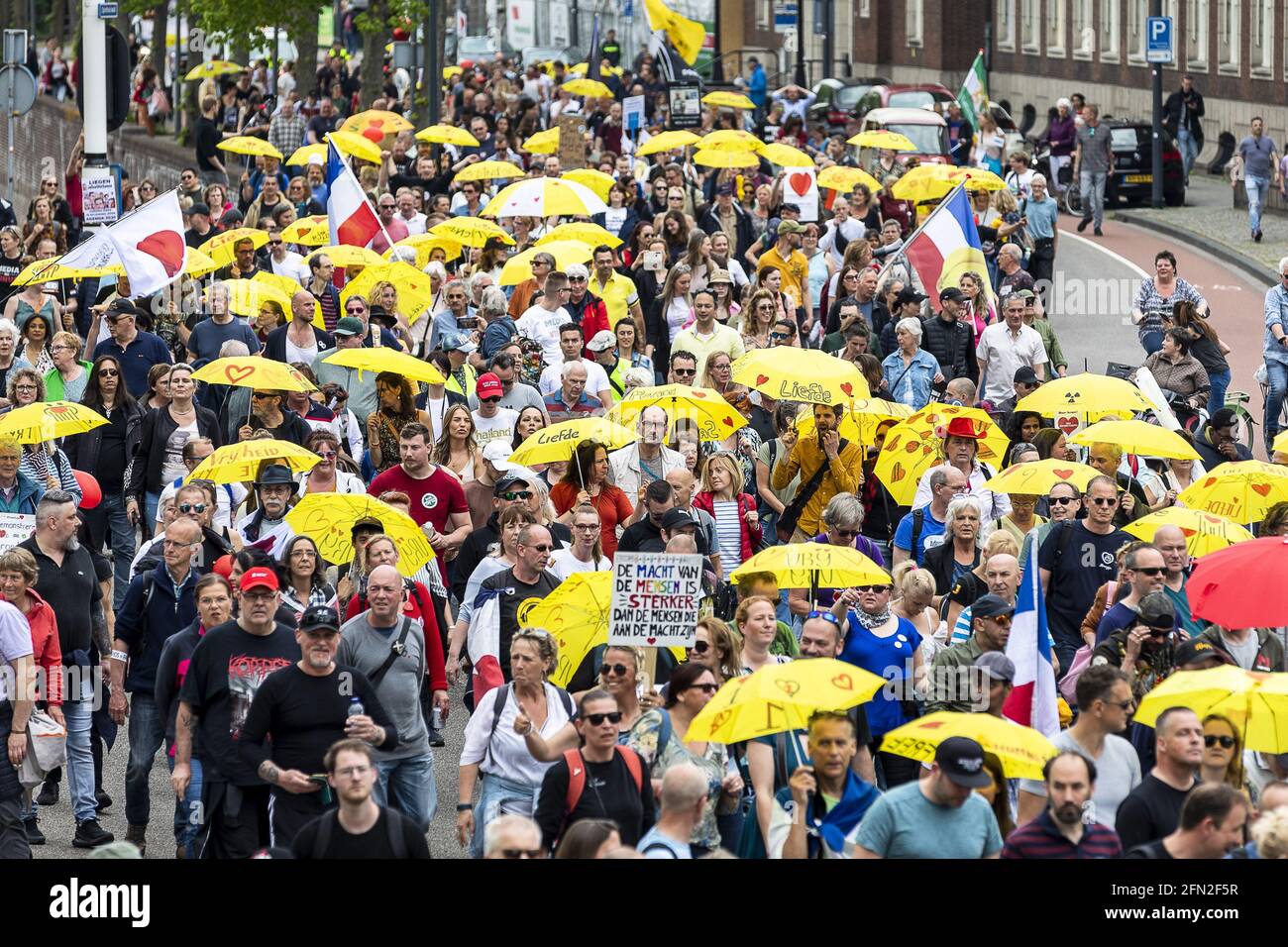 Den Bosch, Netherlands. 13th May, 2021. DEN BOSCH, Protest against ...