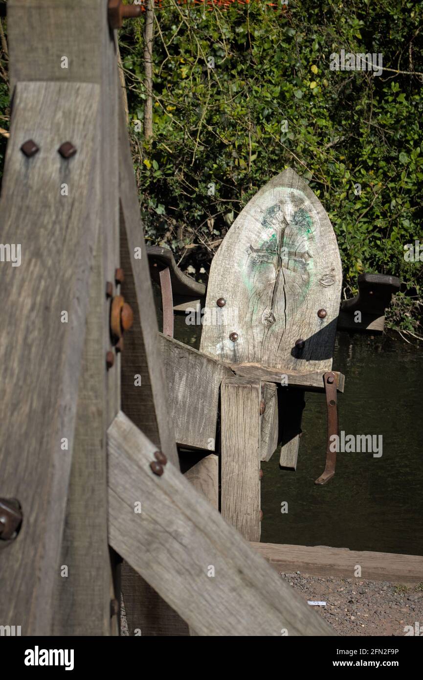 Ducking stool punishment hi-res stock photography and images - Alamy