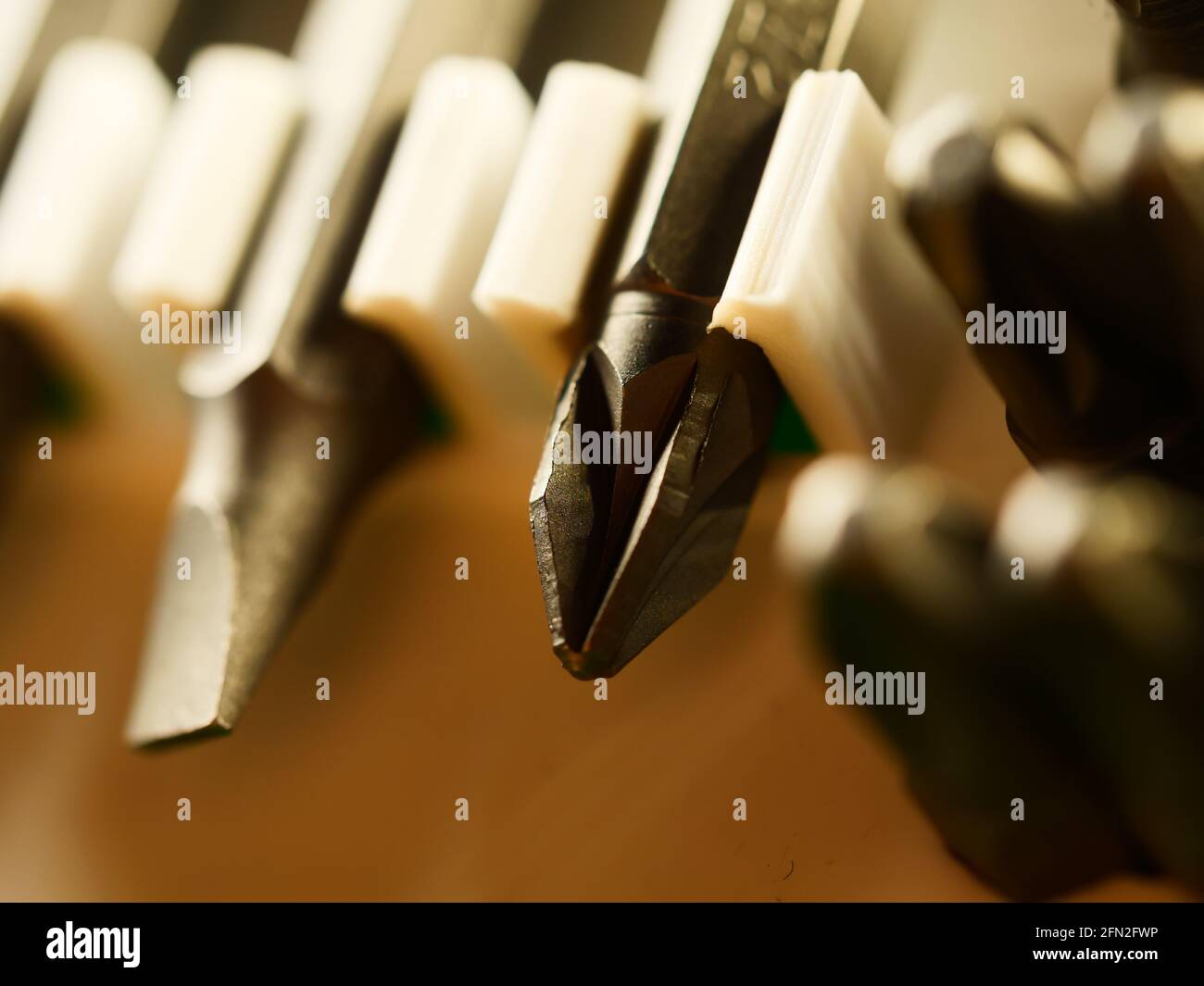 Close up studio shot of drill bits Stock Photo - Alamy