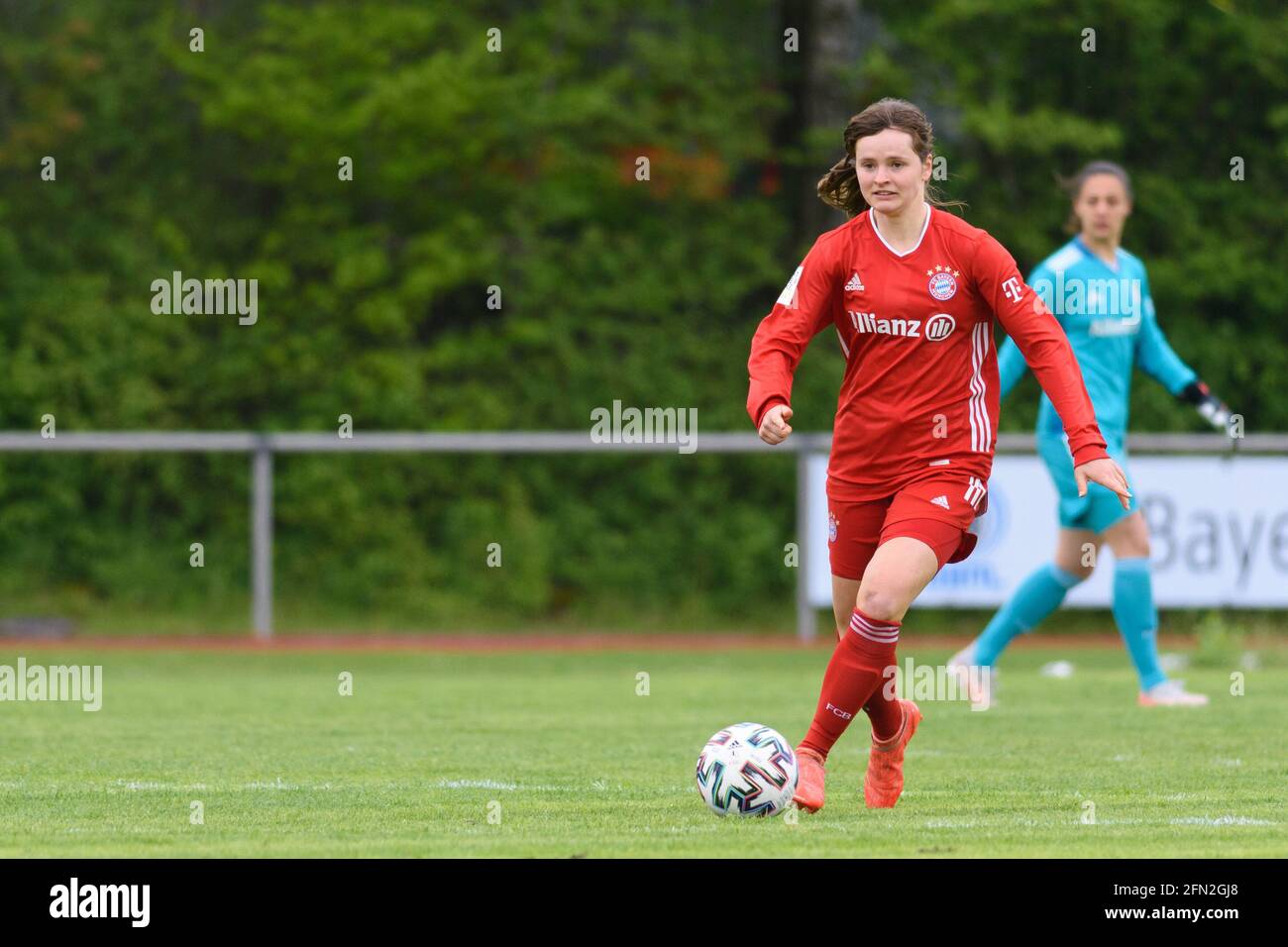 Aschheim, Germany. 13th May, 2021. Lilian Huber (5 FC Bayern München II ...
