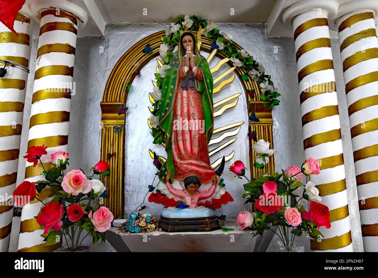 Mexico. 05th Apr, 2021. Sinaloa, April 5, 2021 Along the national road ...