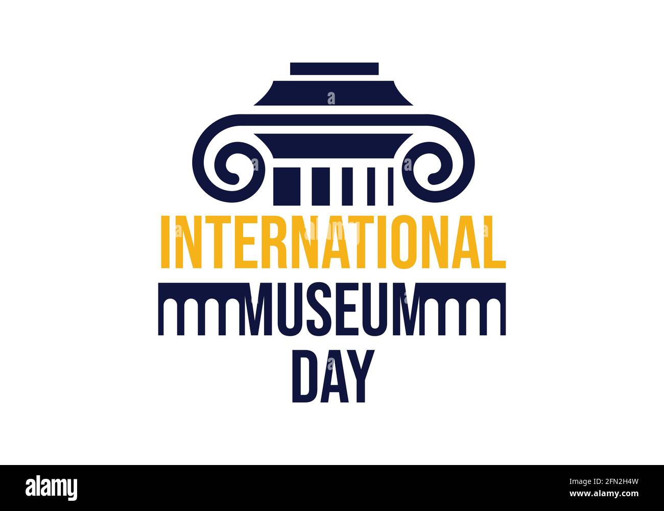 International Museum Day Vector illustration. Museum sign with ...