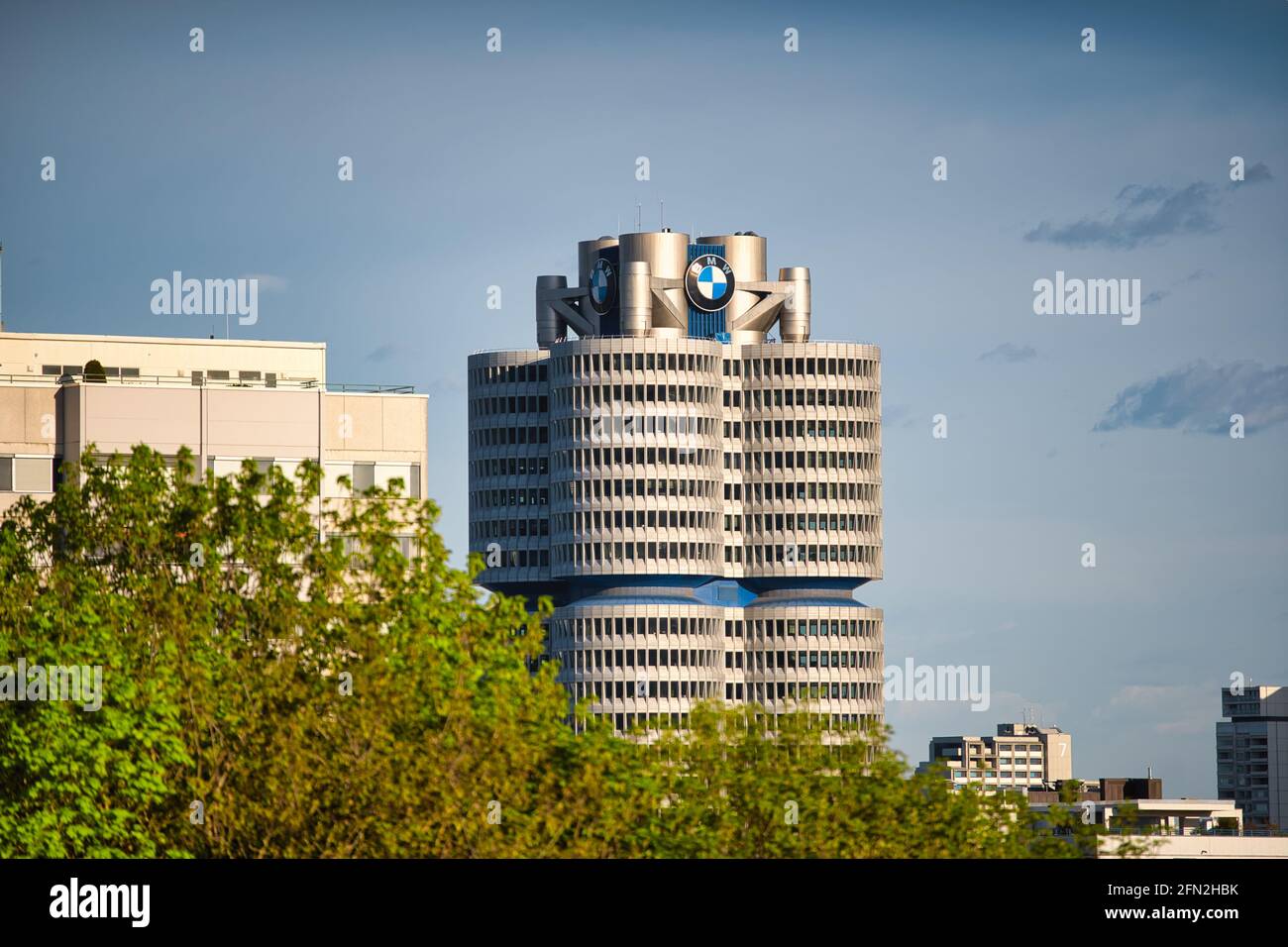MUNICH, GERMANY - May 11, 2021: View of the head quarter of the German ...