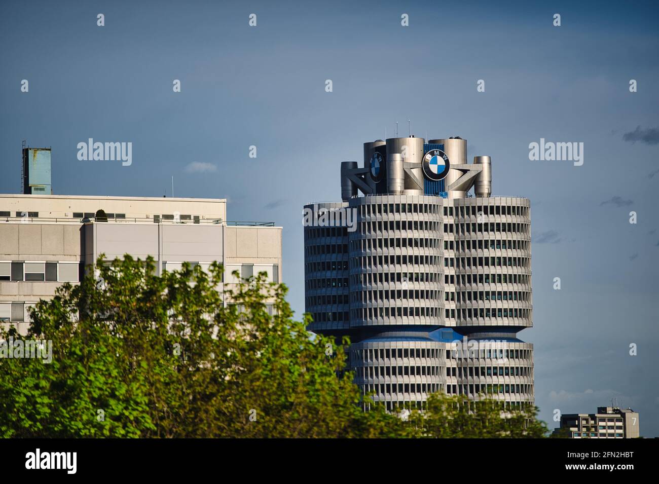 MUNICH, GERMANY - May 11, 2021: View of the head quarter of the German ...